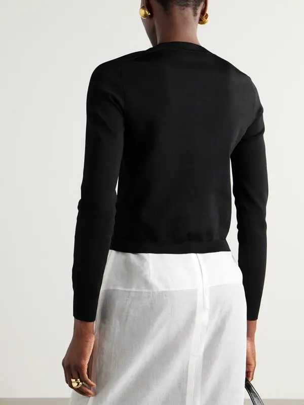 Carven Silk-blend Cardigan