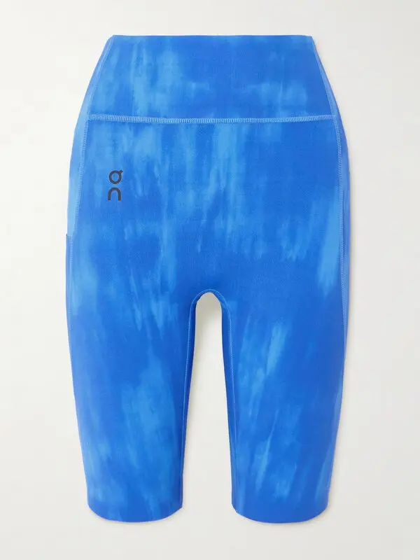 On Malibu Tie-dyed Shorts - Blue
