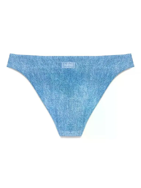 FISICO Denim-effect Bikini Bottom