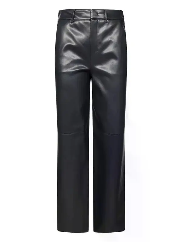 Max Mara Faux-leather Trousers