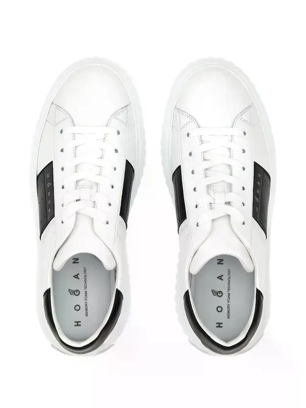 Hogan H-stripes Sneakers - White