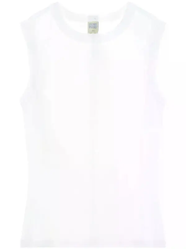 FLORE FLORE Esmé Tank Top - White