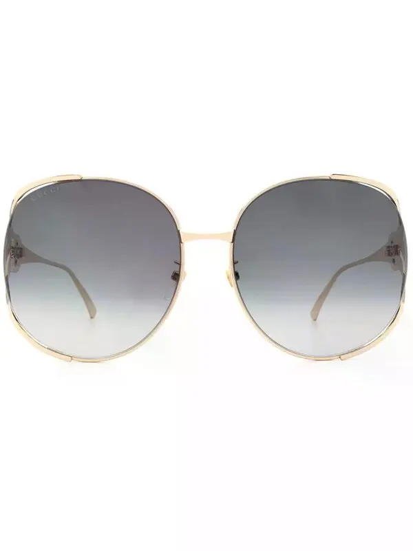Gucci Round-frame Sunglasses - Gold