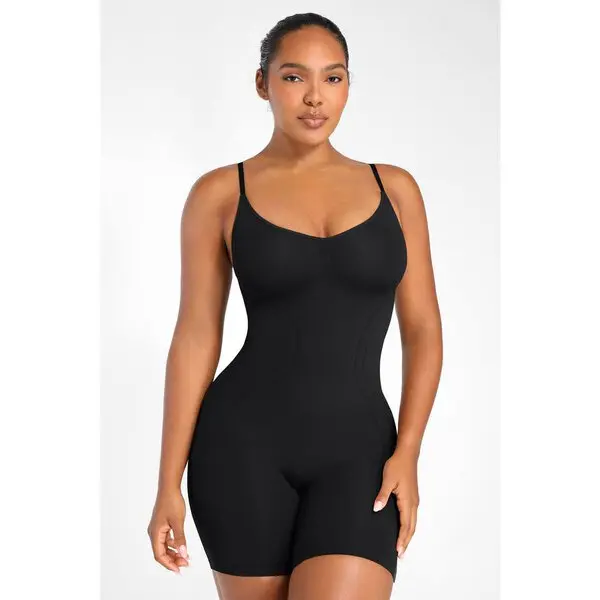 SHAPELLX Seamless Smoothing Bodysuit - Standard Black