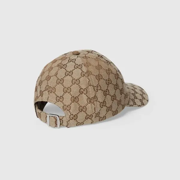 Gucci Gg Canvas Baseball Cap With Print Original Gg Fabric