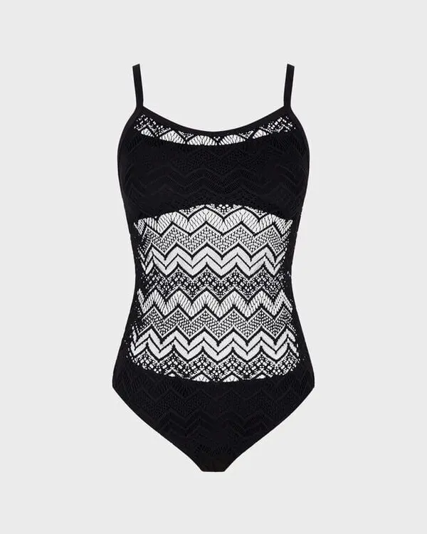 Vilebrequin Lisanne Lace One-piece Swimsuit - Black