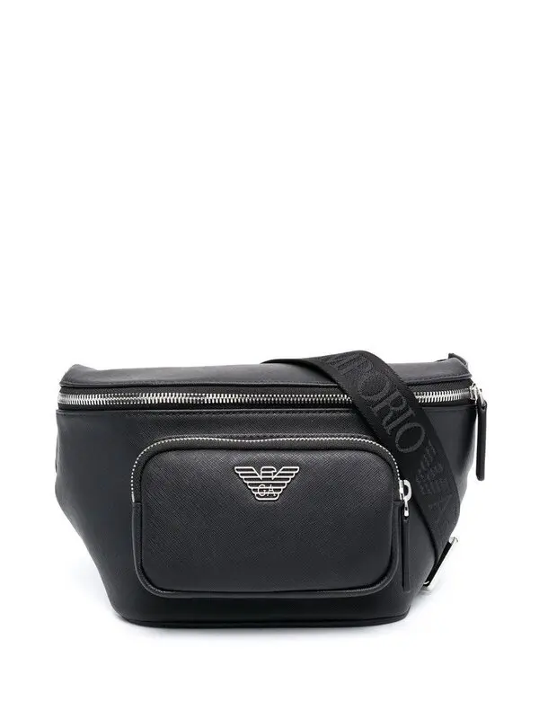 Emporio Armani Logo Belt Bag - Black