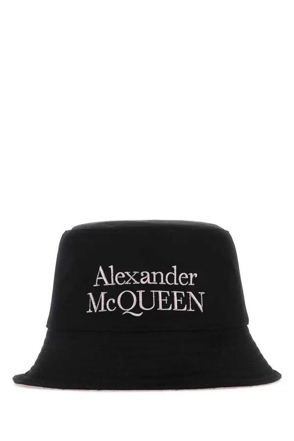 Alexander McQueen Nylon Bucket Hat - Black