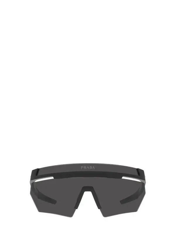 Prada Linea Rossa Irregular Sunglasses - Matte Black