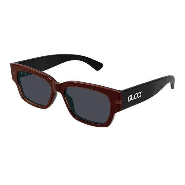 Gucci Rectangle Sunglasses - Black