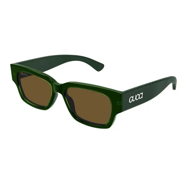 Gucci Rectangle Frame Sunglasses - Green
