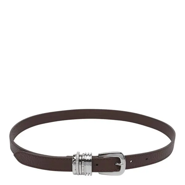 ORTIGNI Leather Belt - Brown