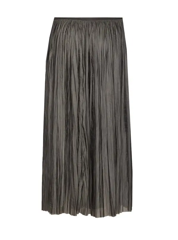 ROBERTO COLLINA Pleated Midi Skirt - Green