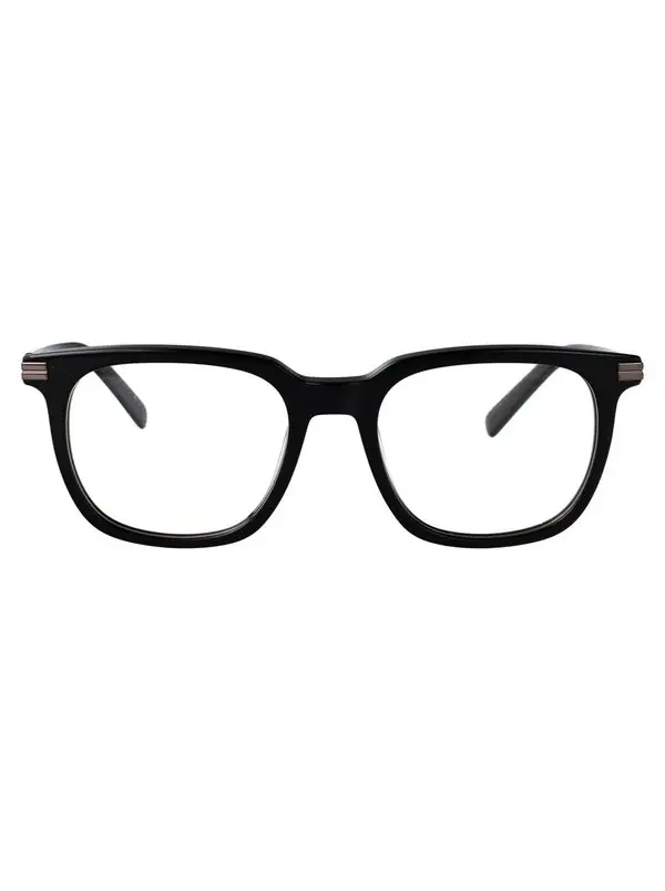 Zegna Acetate Rectangle Eyeglasses - Nero Lucido