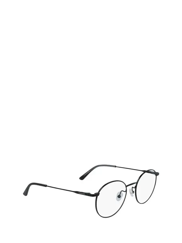 Calvin Klein Rounded Eyeglasses - Black