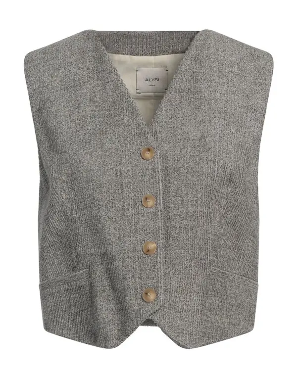 ALYSI Tailored Viscose And Virgin Wool Vest