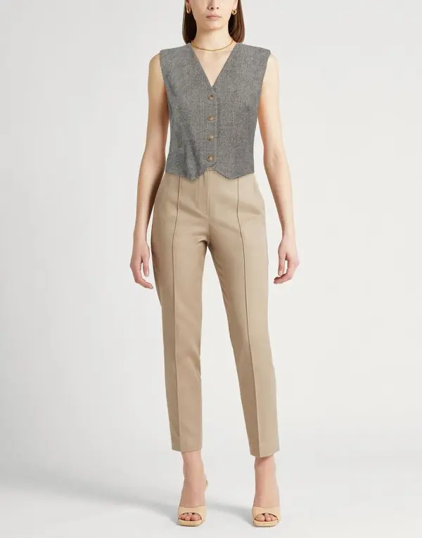 ALYSI Tailored Viscose And Virgin Wool Vest