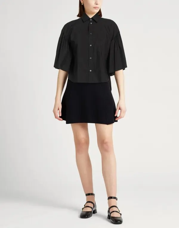 Red Valentino Woven Shirt With Classic Collar