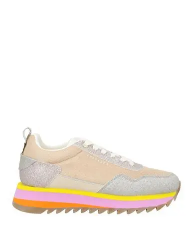 APEPAZZA Low-top Leather Sneakers - Platinum