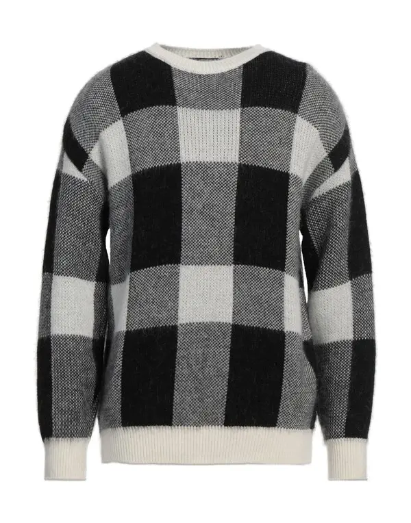 TAKESHY KUROSAWA Checked Knitted Sweater
