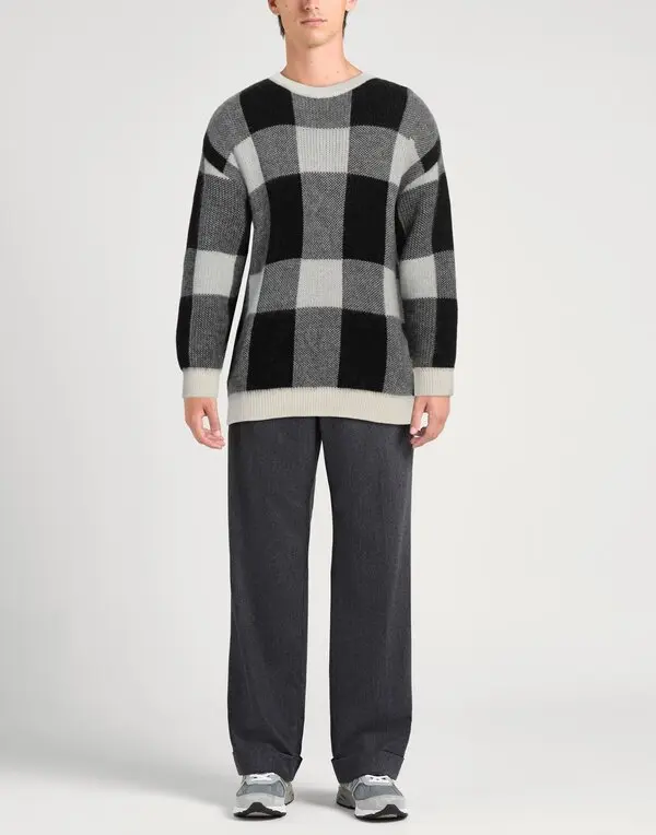 TAKESHY KUROSAWA Checked Knitted Sweater