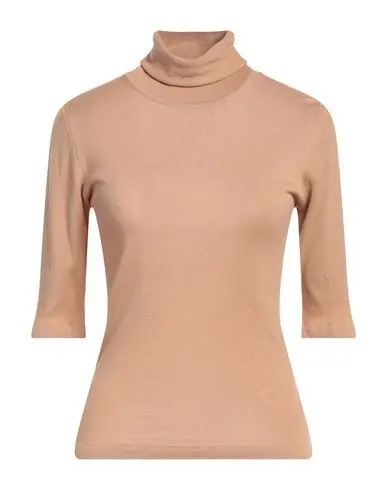 CARACTÈRE Wool Blend Turtleneck 3/4 Sleeve Top