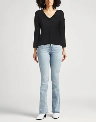 CARACTÈRE V-neck Knit Sweater - Black