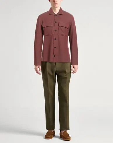 LARDINI Shirt Brick Size Wool