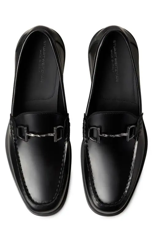 STUART WEITZMAN Bowen Bit Loafer - Black