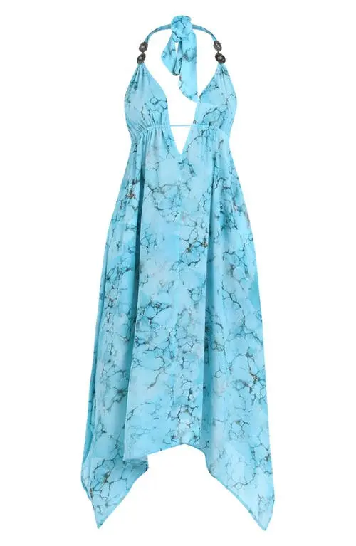 L'Agence Umma Plunge Cover-up Dress