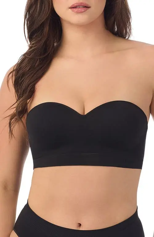 Le Mystère Seamless Comfort Wireless Bandeau Bra - Black