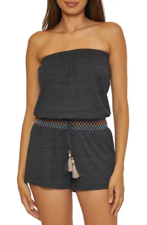 SOLUNA Sunset Cover-up Romper - Charcoal