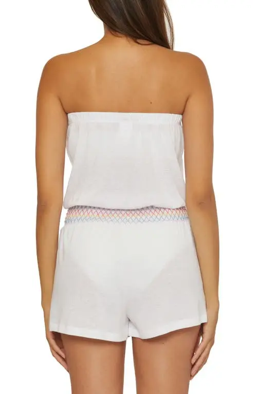 SOLUNA Sunset Cover-up Romper - White