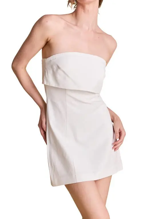 Endless Rose Strapless Mini Dress - White