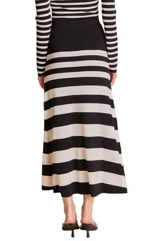 Endless Rose Stripe Midi Sweater Skirt