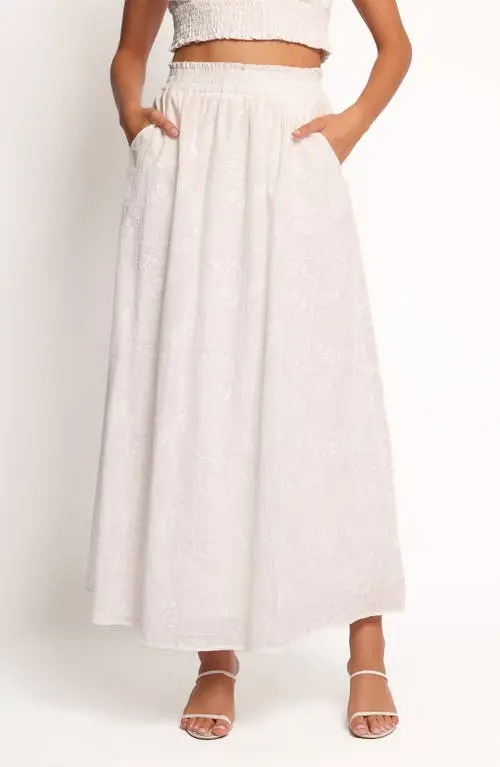 PETAL & PUP Embroidered Maxi Skirt