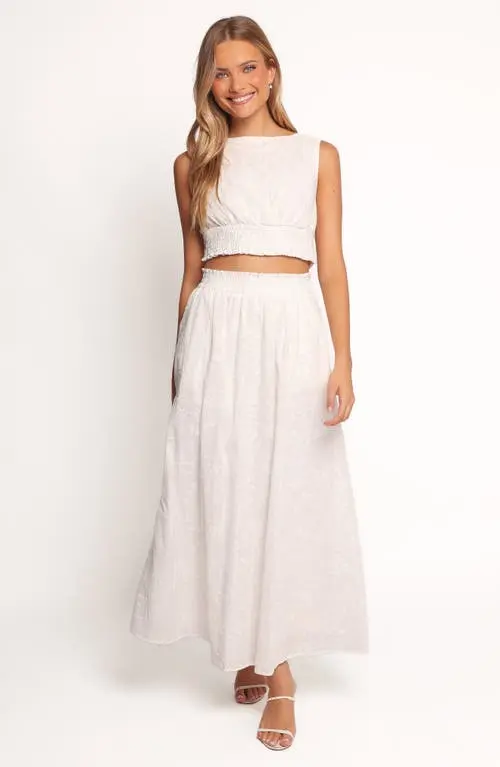PETAL & PUP Embroidered Maxi Skirt