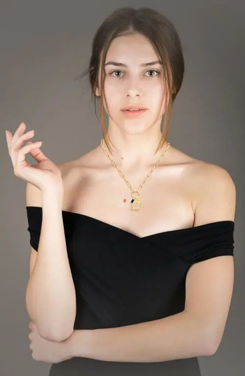 EMMA RAE Celestial Luxe Everlink Charm Necklace