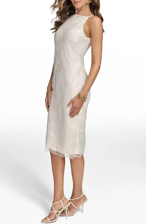 Donna Karan New York Embellished Sheath Dress