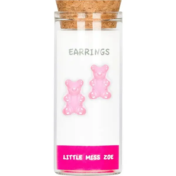 LITTLE MISS ZOE Stud Earrings - Pink