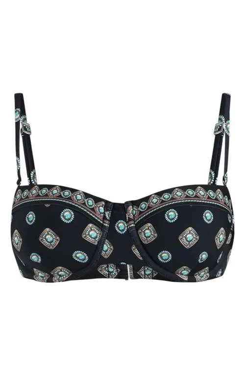 L'Agence Alexandra Underwire Bikini Top - Black