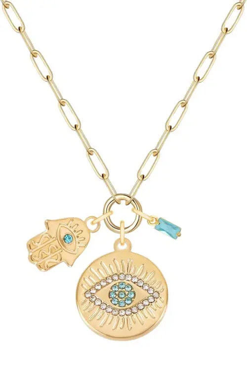 EMMA RAE Evil Eye Luxe Everlink Necklace