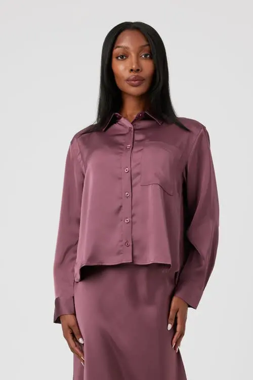 BY TESS COLLECTION Ella Blouse - Plum