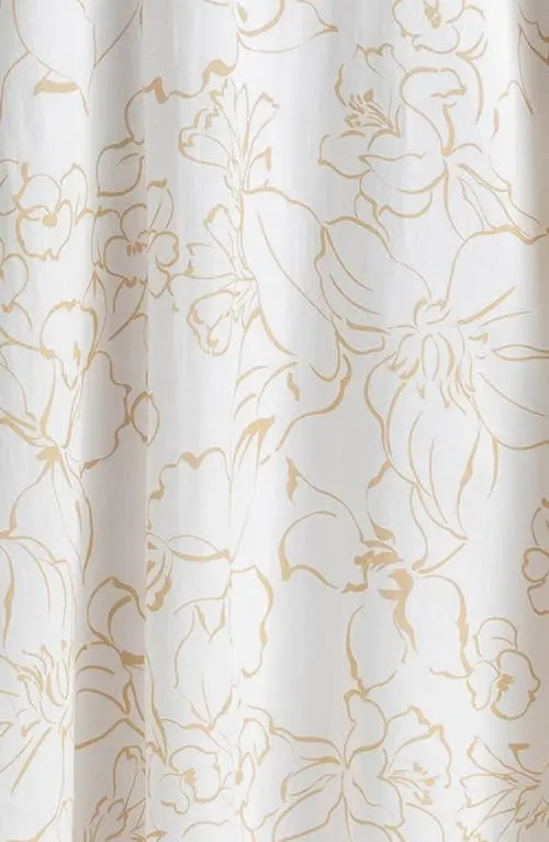 PIETRO BRUNELLI Floral Print Maternity Midi Skirt - White/brown