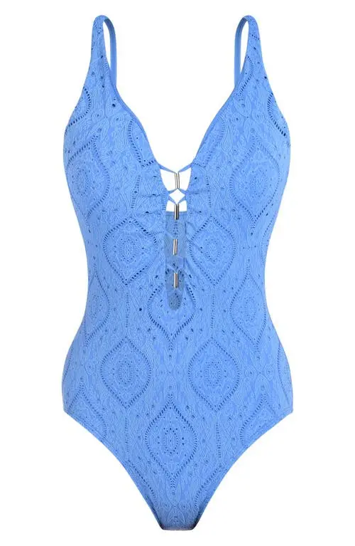 La Blanca Mantra Plunge One-piece Swimsuit