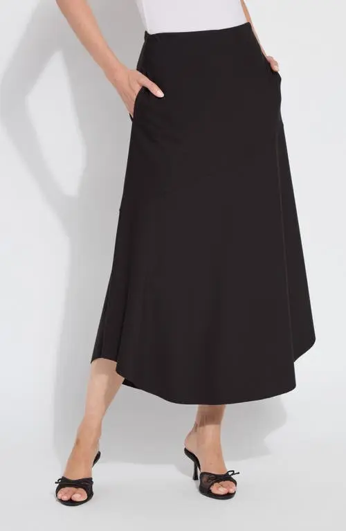 Lyssé Essentials A-line Ponte Midi Skirt