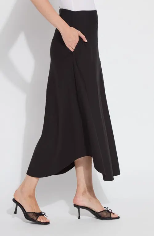 Lyssé Essentials A-line Ponte Midi Skirt