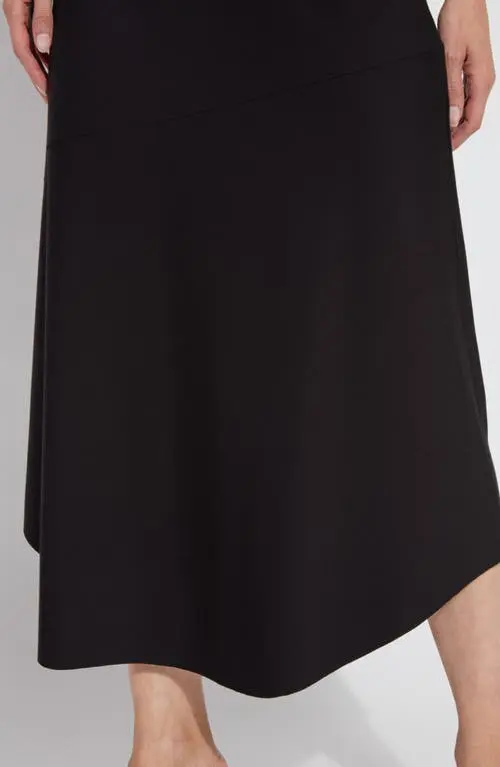 Lyssé Essentials A-line Ponte Midi Skirt
