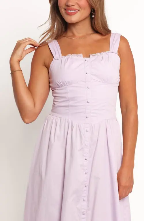 PETAL & PUP Bellus Lace Trim Sleeveless Maxi Dress