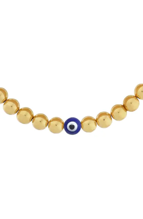 EMMA RAE 14k Filled Evil Eye Beaded Bracelet